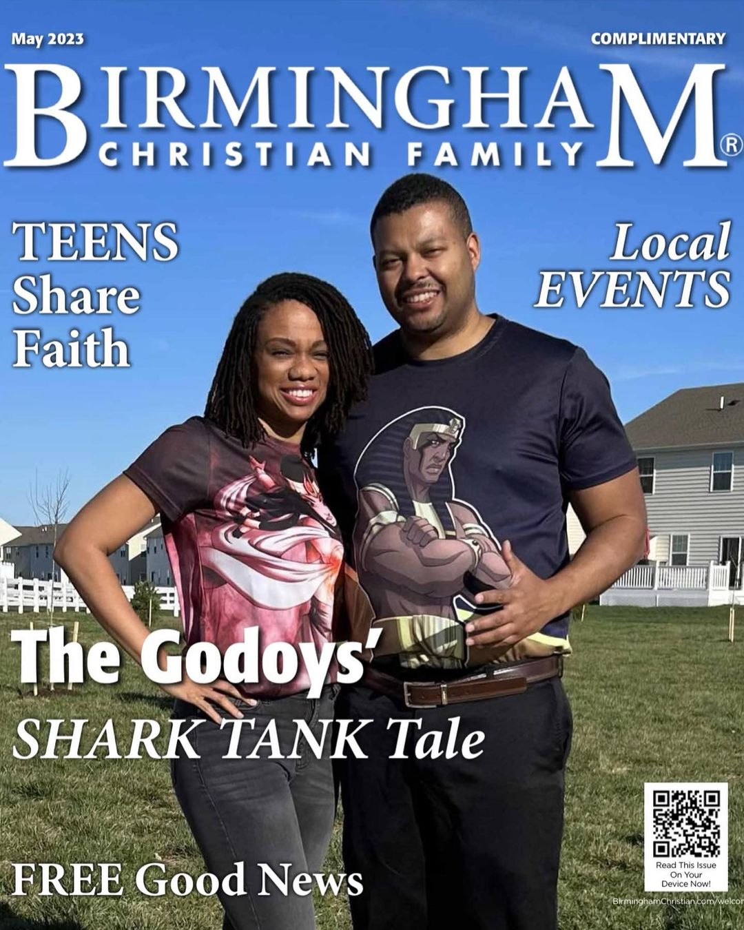 Black Sands Entertainment Makes Front Page of Birmingham Christian Fam