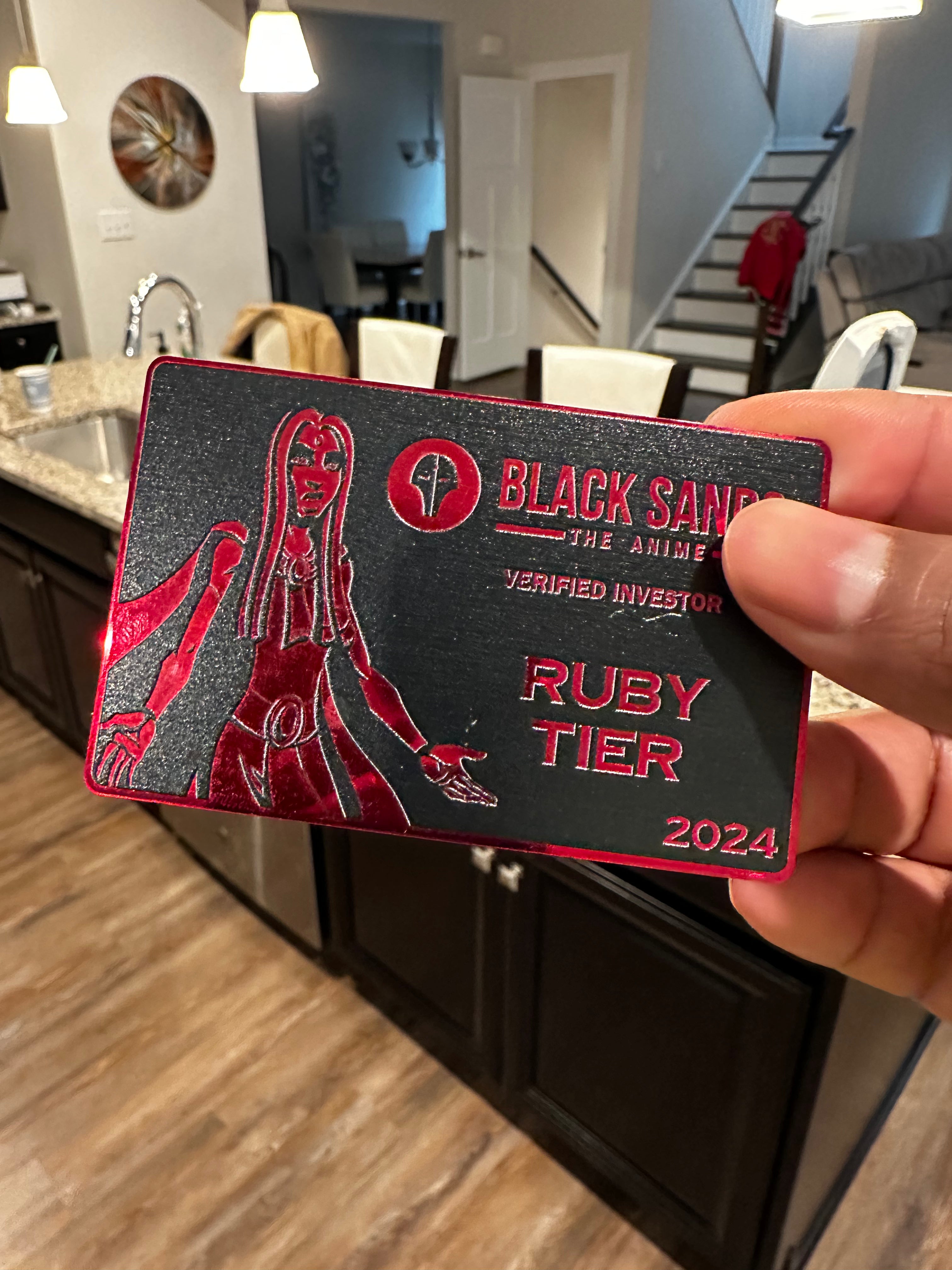 Ruby Investor Card - Auset – Black Sands