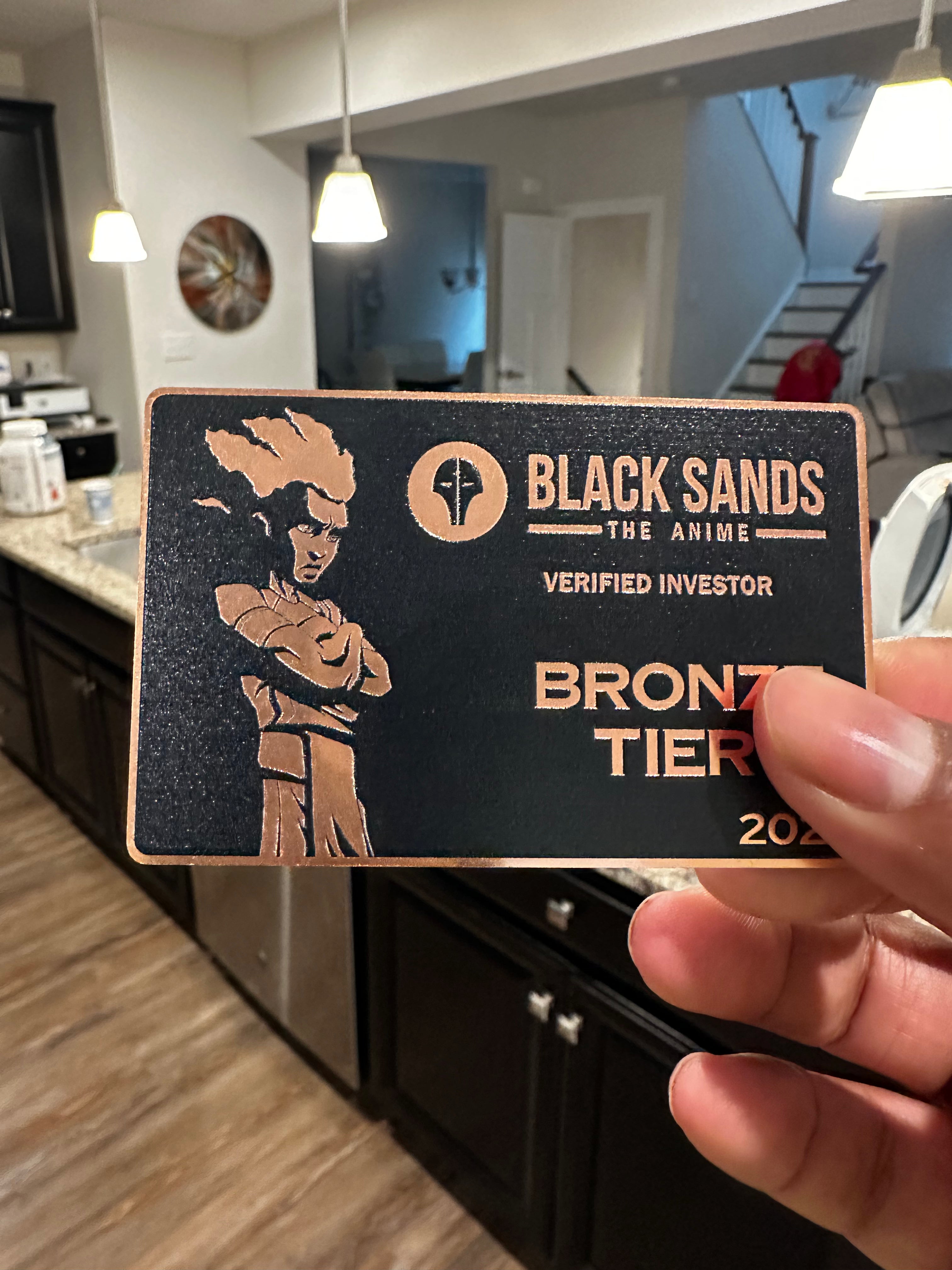Bronze Investor Card - Seth – Black Sands