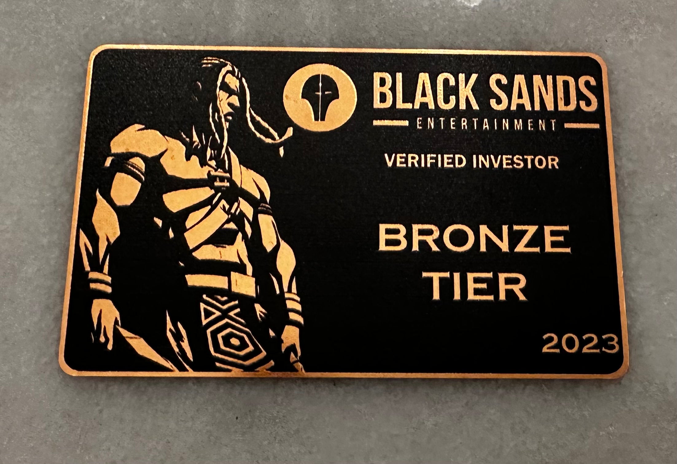 Bronze Investor Card - Apedemak – Black Sands